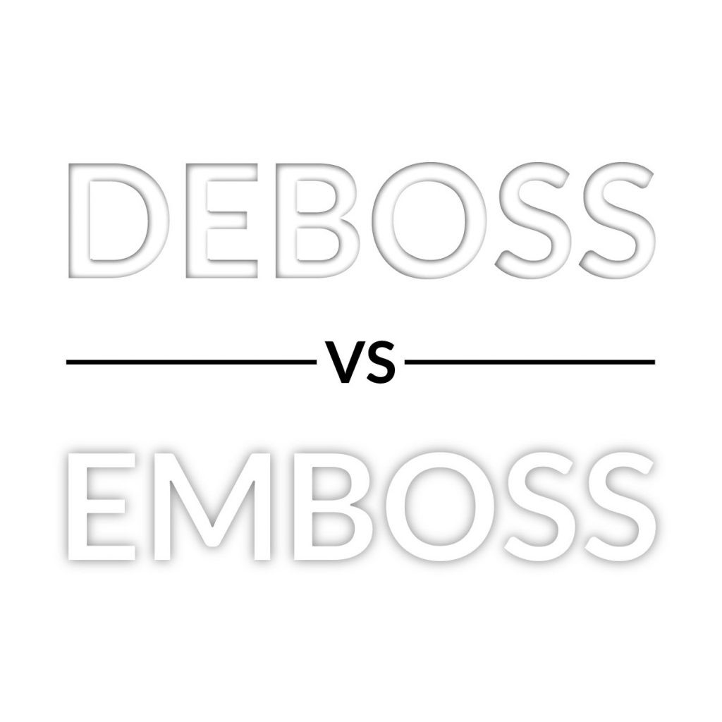 Embossing vs Debossing: What's The Difference?